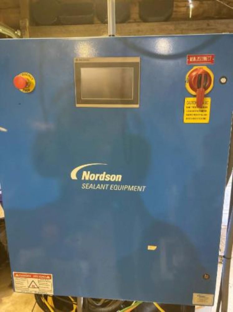 Used Nordson Nordson Servo-flo Dispensing System W/ 2 Graco Pump Systems...