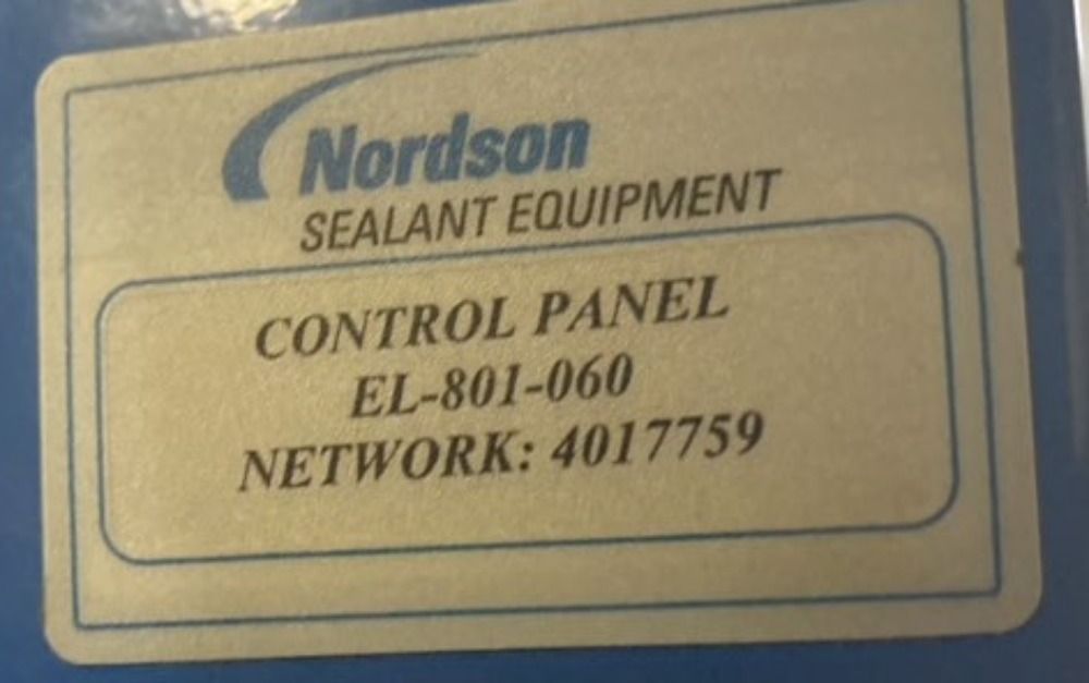 Used Nordson Nordson Servo-flo Dispensing System W/ 2 Graco Pump Systems...