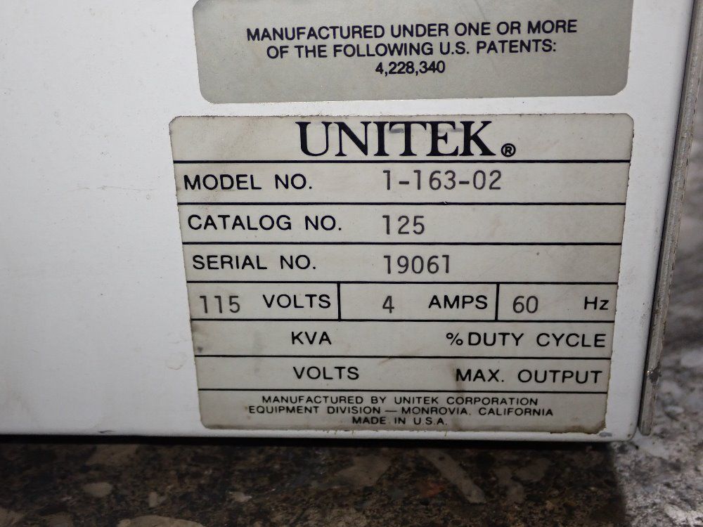 Used Unitek Spot Welder Control | HGR Industrial Surplus