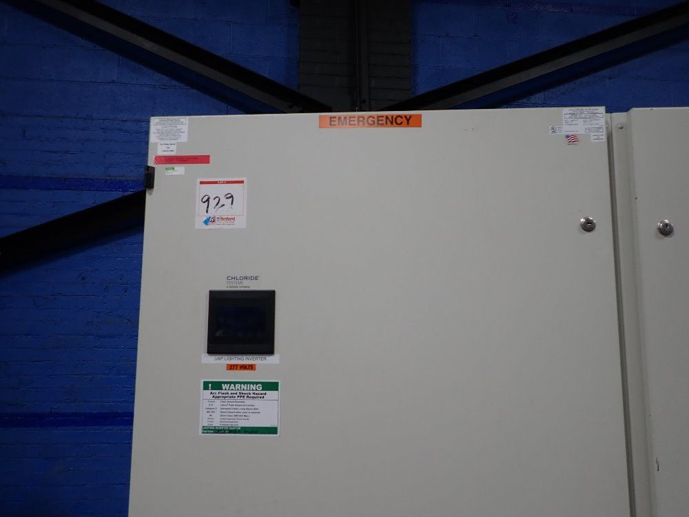 Used Chloride Systems Ups System | HGR Industrial Surplus