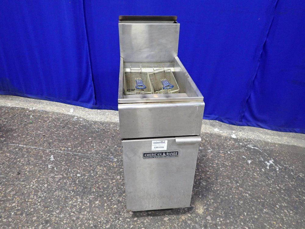 Used American Range Double Deep Fryer | HGR Industrial Surplus