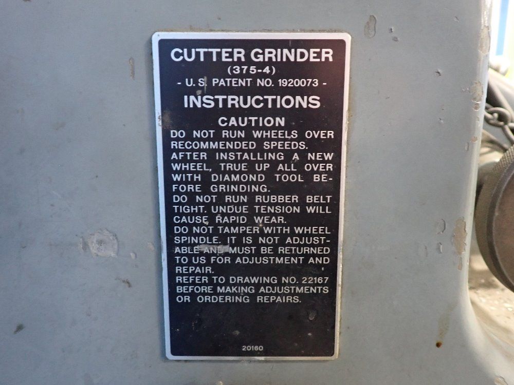 Used Gorton Cutter Grinder | HGR Industrial Surplus
