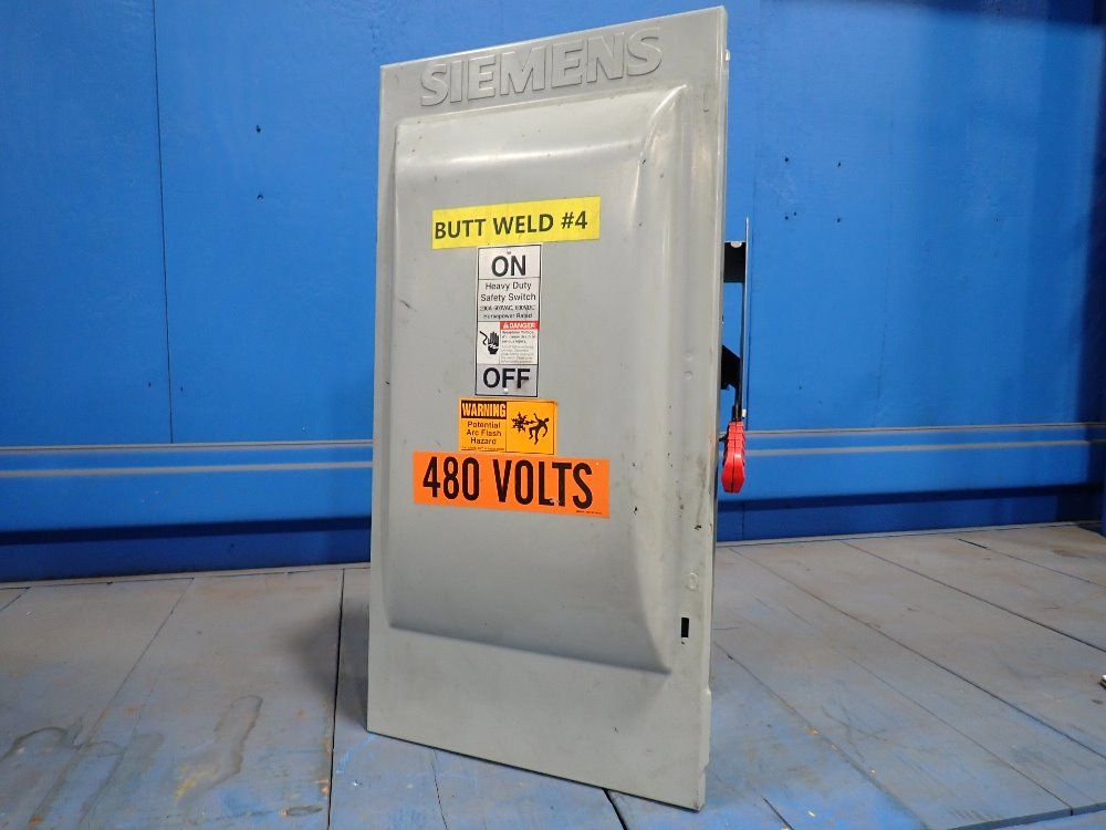 Used Siemens Non Fusible Heavy Duty Safety Switch | HGR Industrial...
