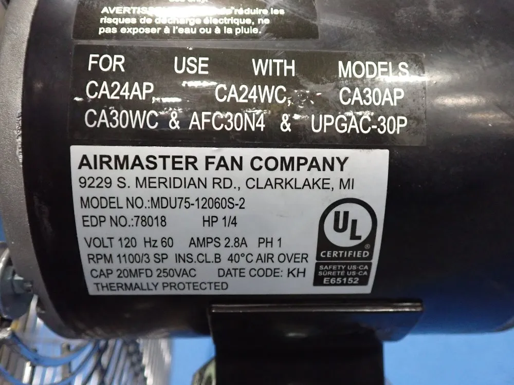 Used Air Master Fan | HGR Industrial Surplus