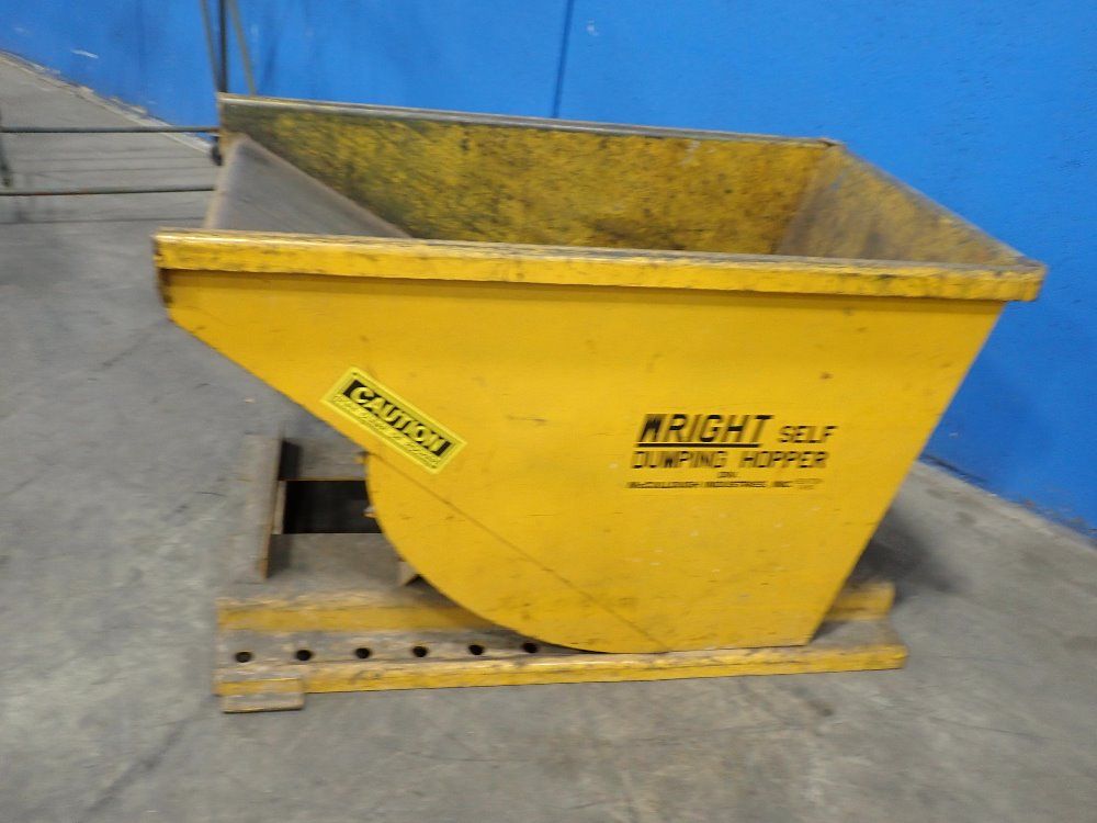 Used Wright Self Dumping Hopper | HGR Industrial Surplus