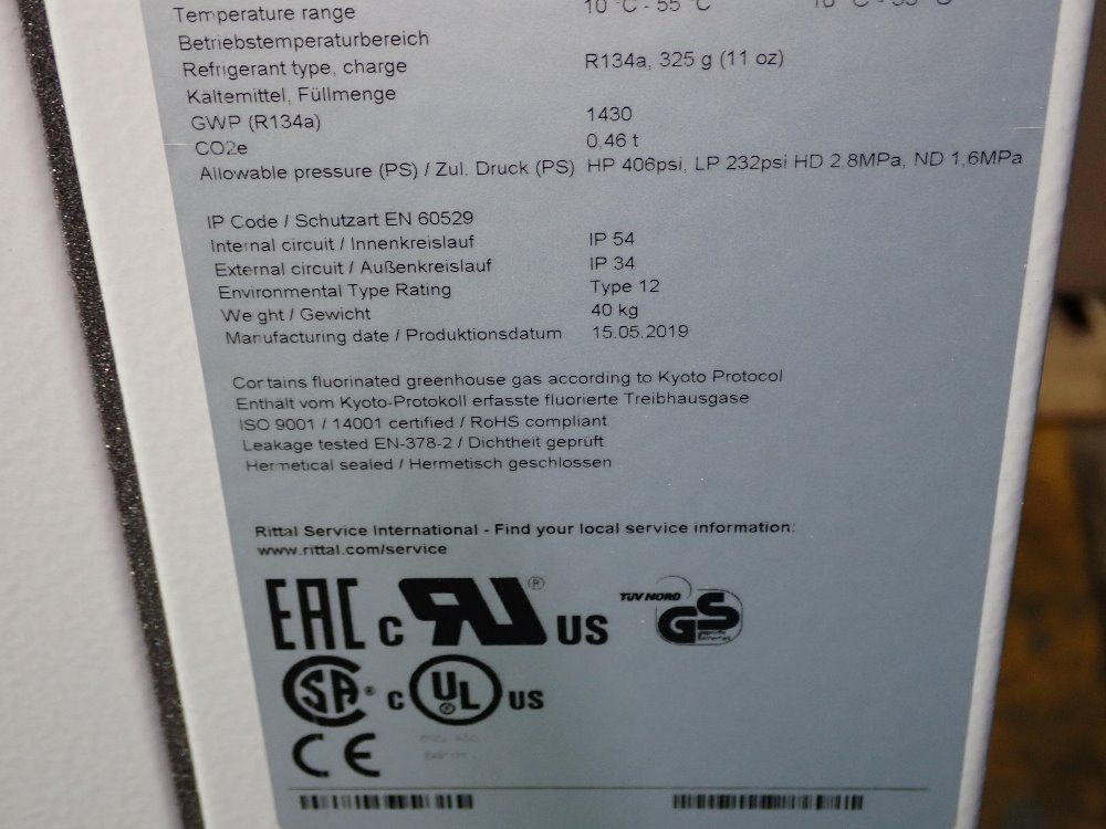 Used Rittal Ac Unit | HGR Industrial Surplus