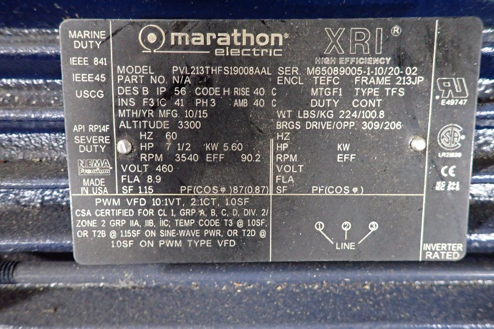 Used Marathon Electric Motor | HGR Industrial Surplus