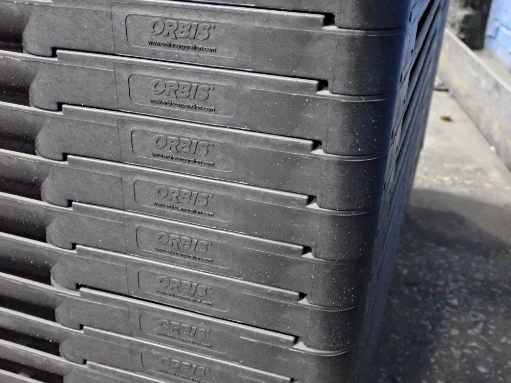 Used Orbis Stackable Plastic Pallets | HGR Industrial Surplus