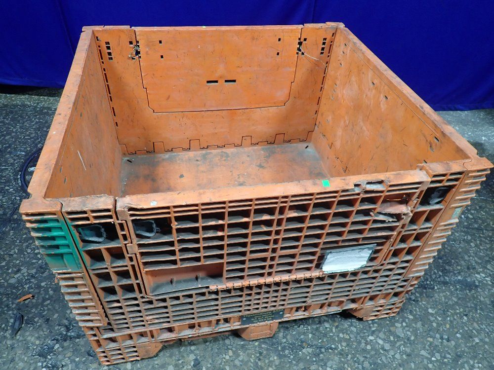 Used Plastic Collapsible Crate | HGR Industrial Surplus