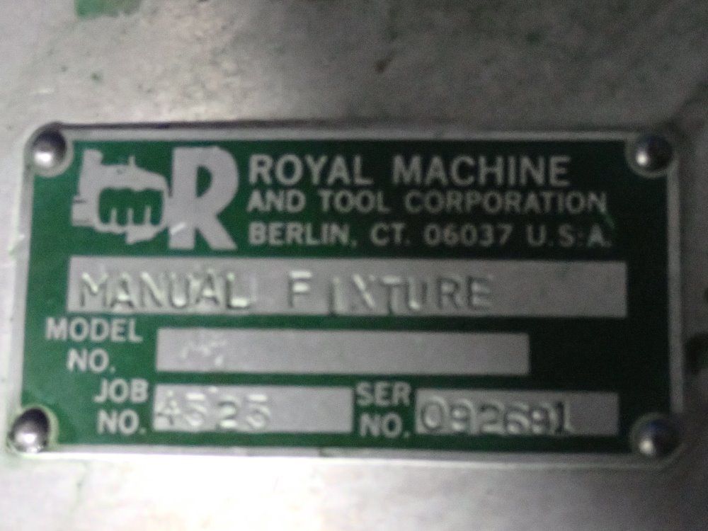 Used Royal Machine Tombstone | HGR Industrial Surplus