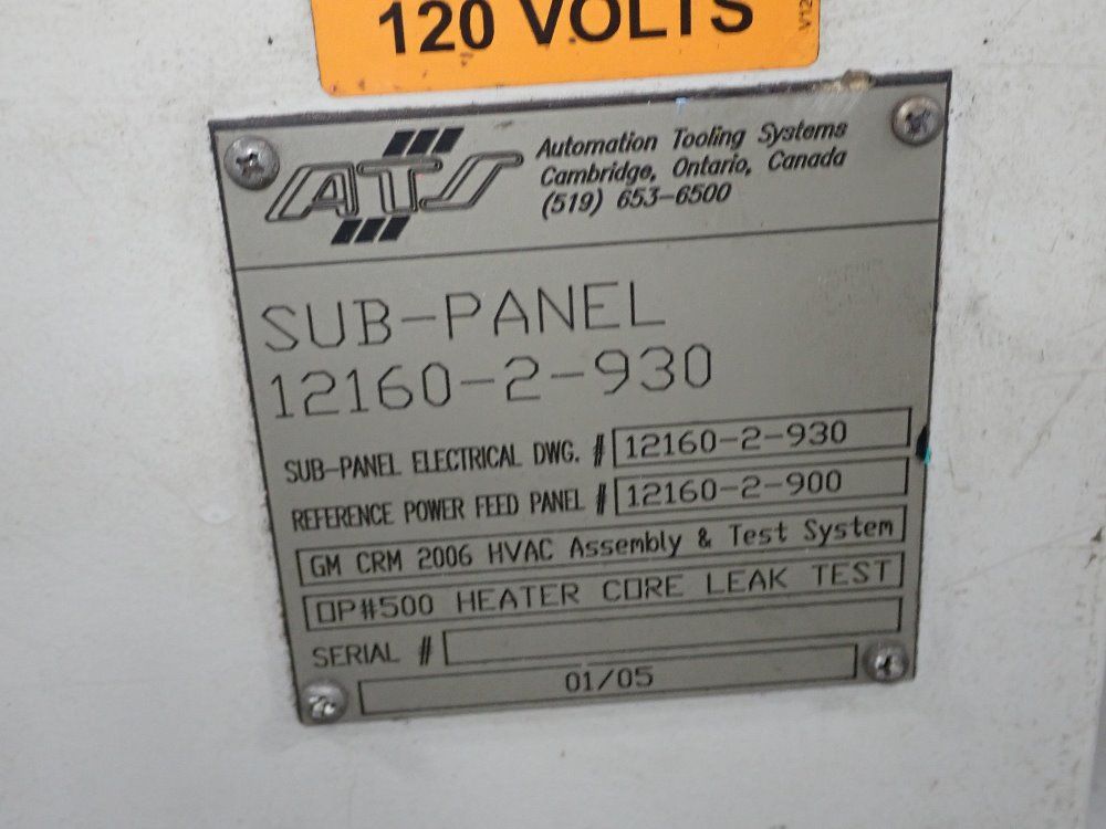 Used Ats Sub Panel | HGR Industrial Surplus