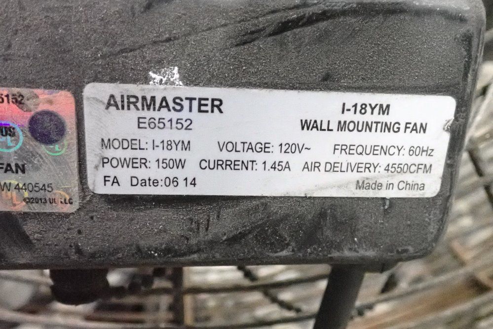 Used Airmaster Fan | HGR Industrial Surplus