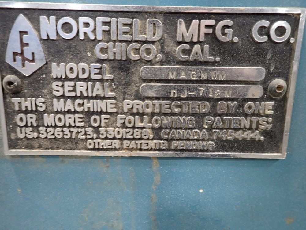 Used Norfield Door Machine | HGR Industrial Surplus