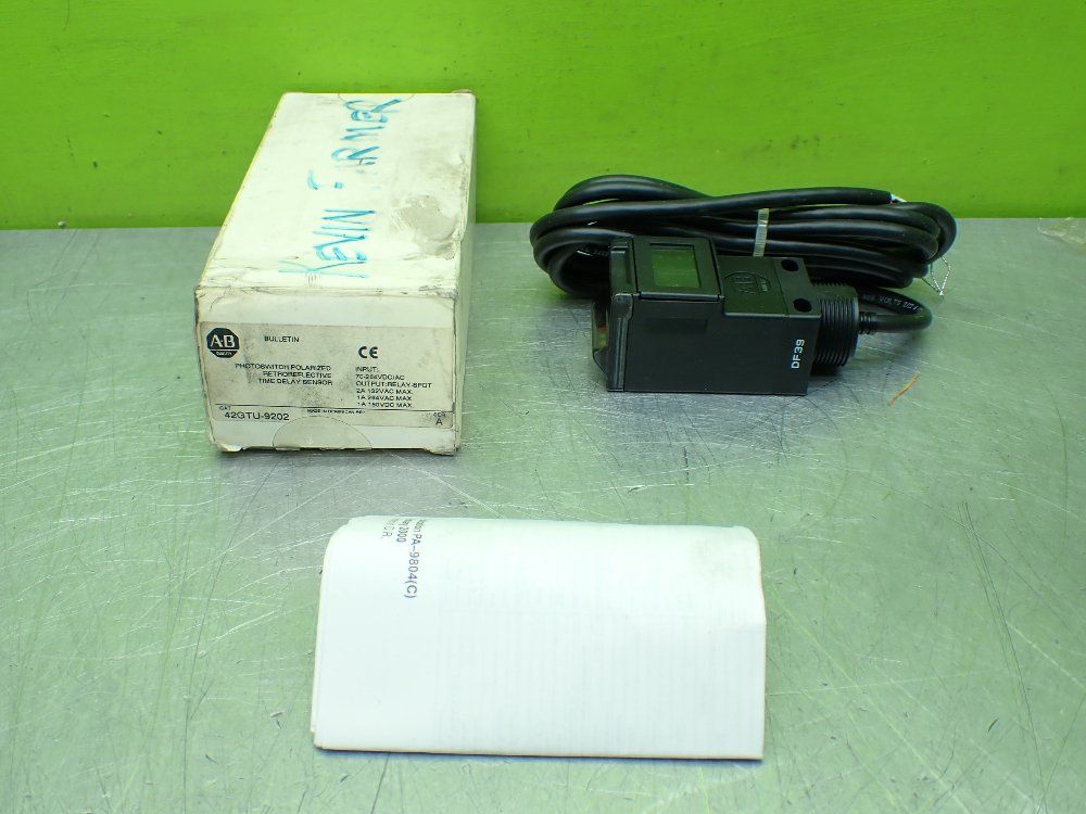 Used Allen-bradley Photoswitch Polarized Retroreflective Time Delay...