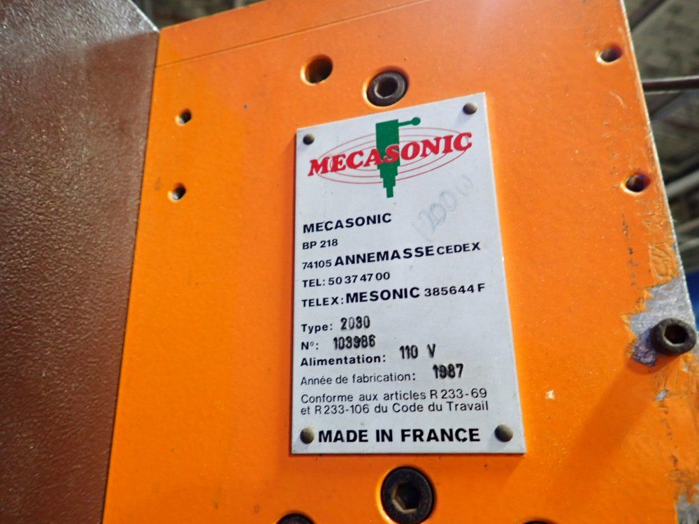 Mecasonic Ultrasonic Welder - Bp218 | HGR*24