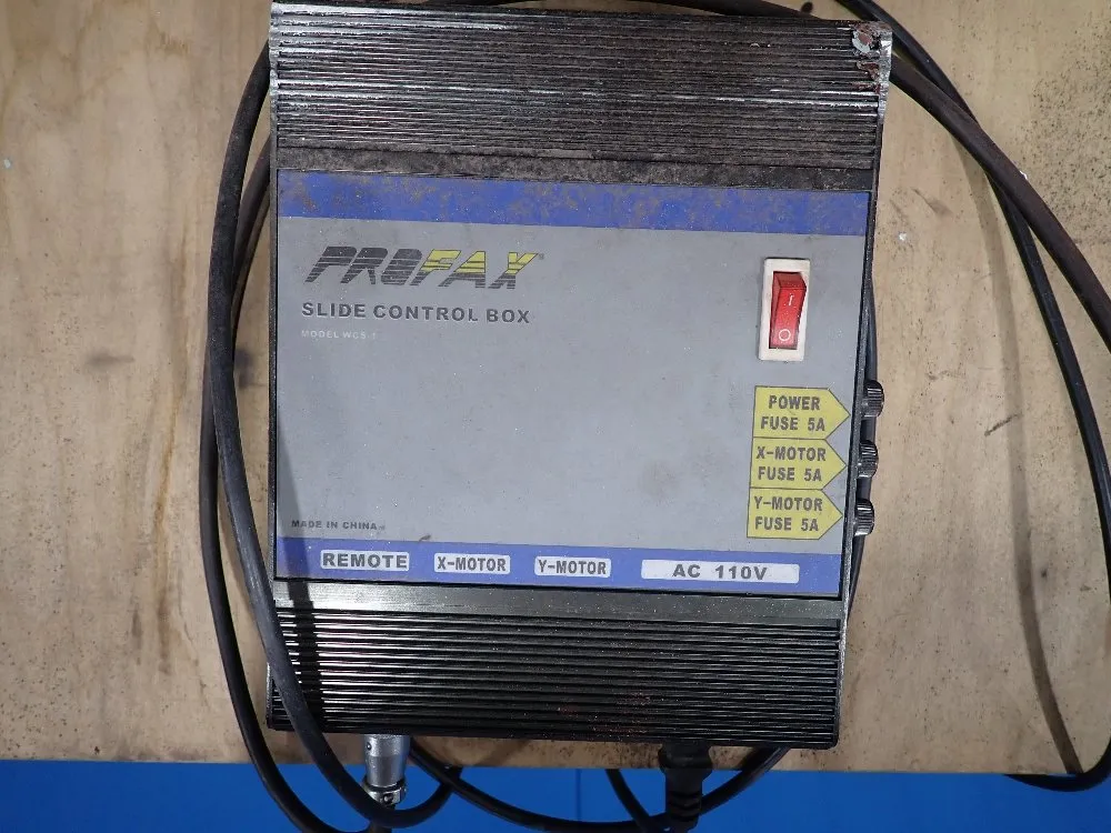 Used Profax Slide Control Box On Rolling Cart | HGR Industrial Surplus