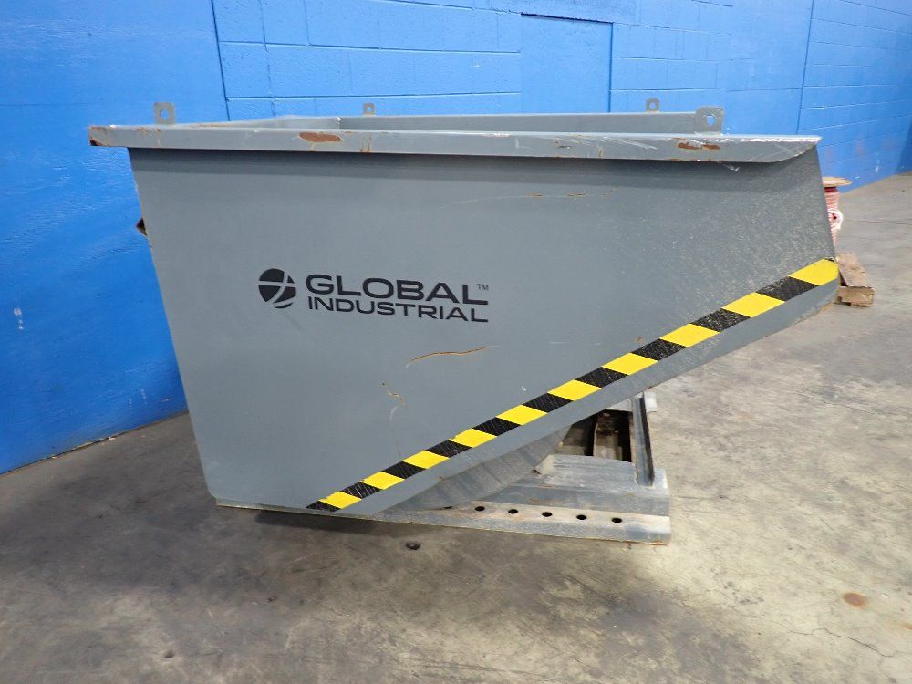 Used Global Industrial Self Dumping Hopper | HGR Industrial Surplus