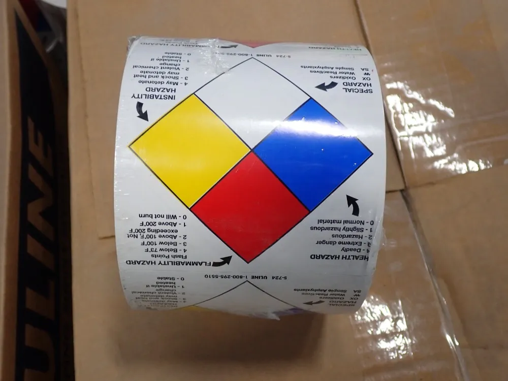 Used Dot Hazard Diamond Label | HGR Industrial Surplus