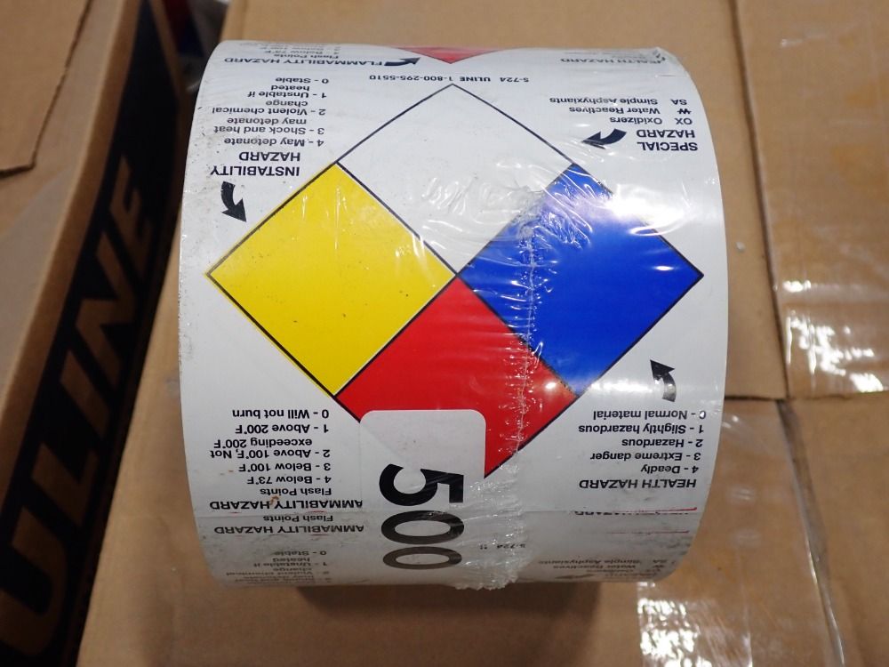 Used Dot Hazard Diamond Label | HGR Industrial Surplus