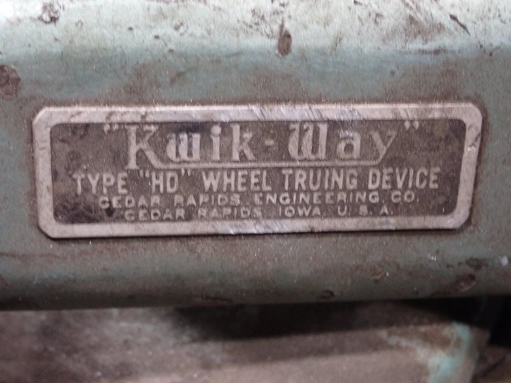 Used Kwik-way Wheel Truing Device | HGR Industrial Surplus