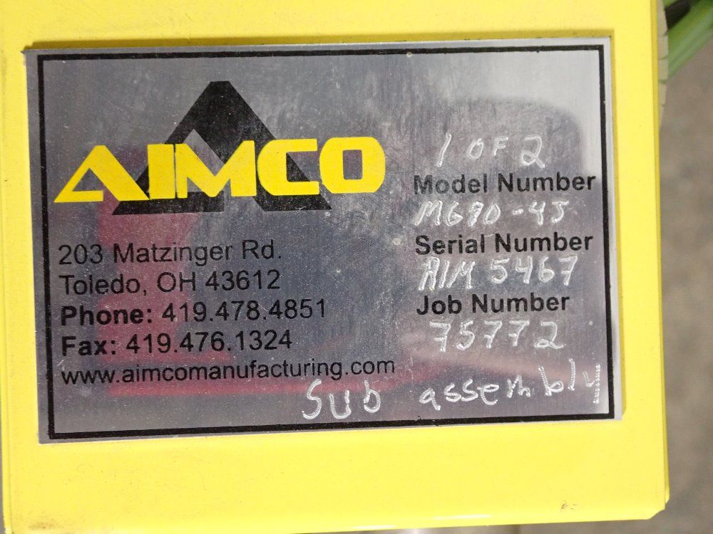 Used Aimco Control Clamp | HGR Industrial Surplus