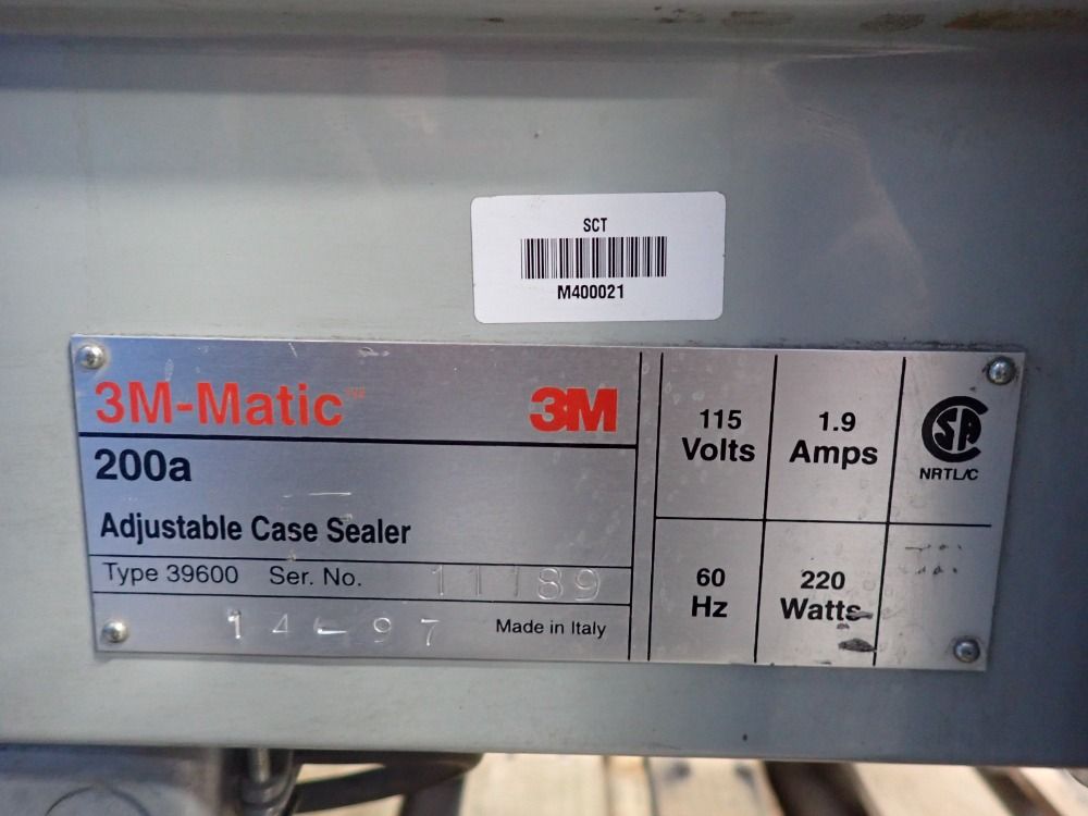 Used 3m Adjustable Case Sealer | HGR Industrial Surplus