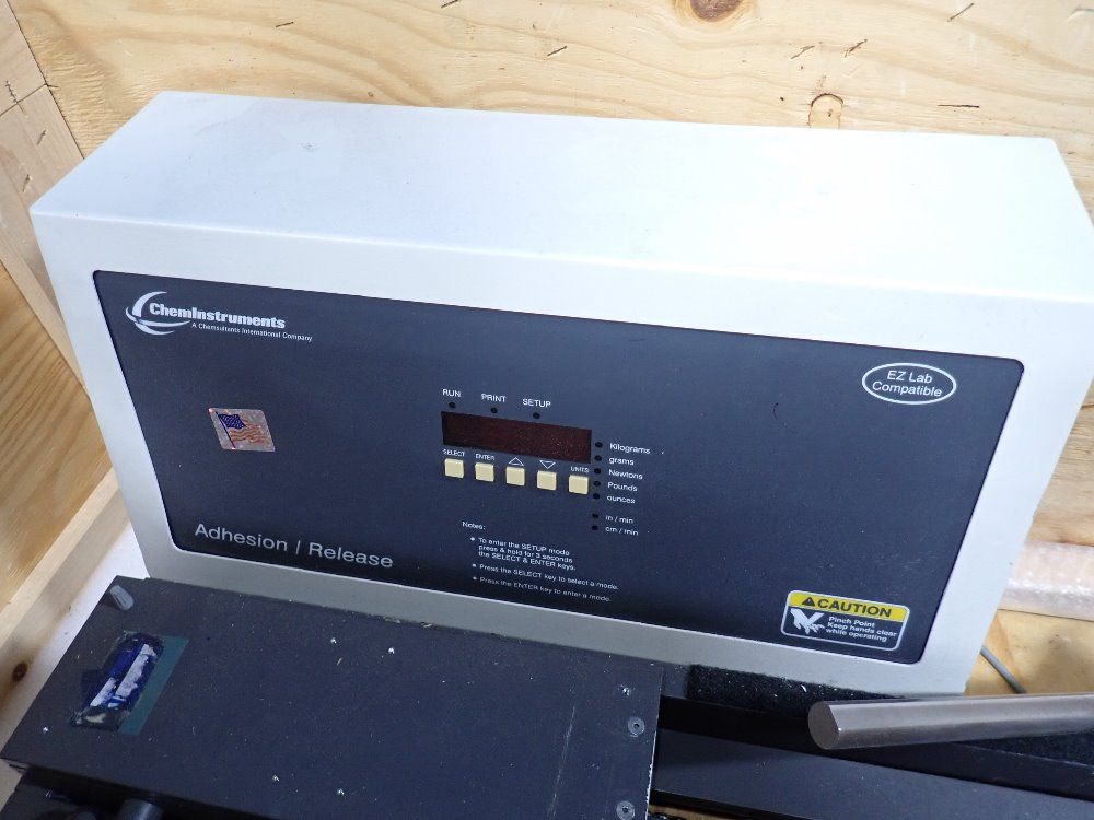 Used Cheminstruments Adhesive/release Tester | HGR Industrial Surplus