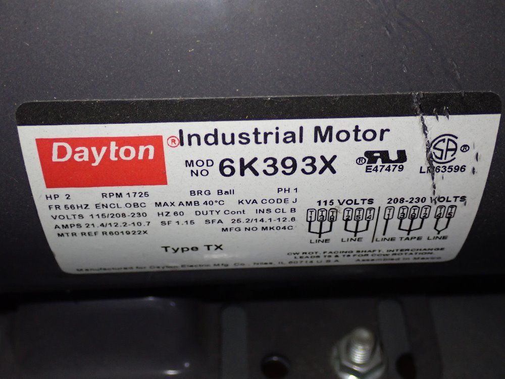 Used Dayton Blower | HGR Industrial Surplus