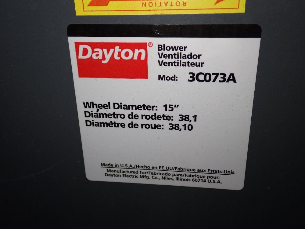 Used Dayton Blower | HGR Industrial Surplus