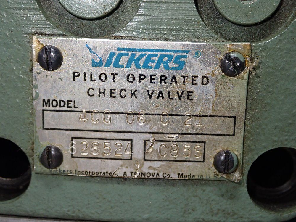 Used Vickers Valve Block | HGR Industrial Surplus