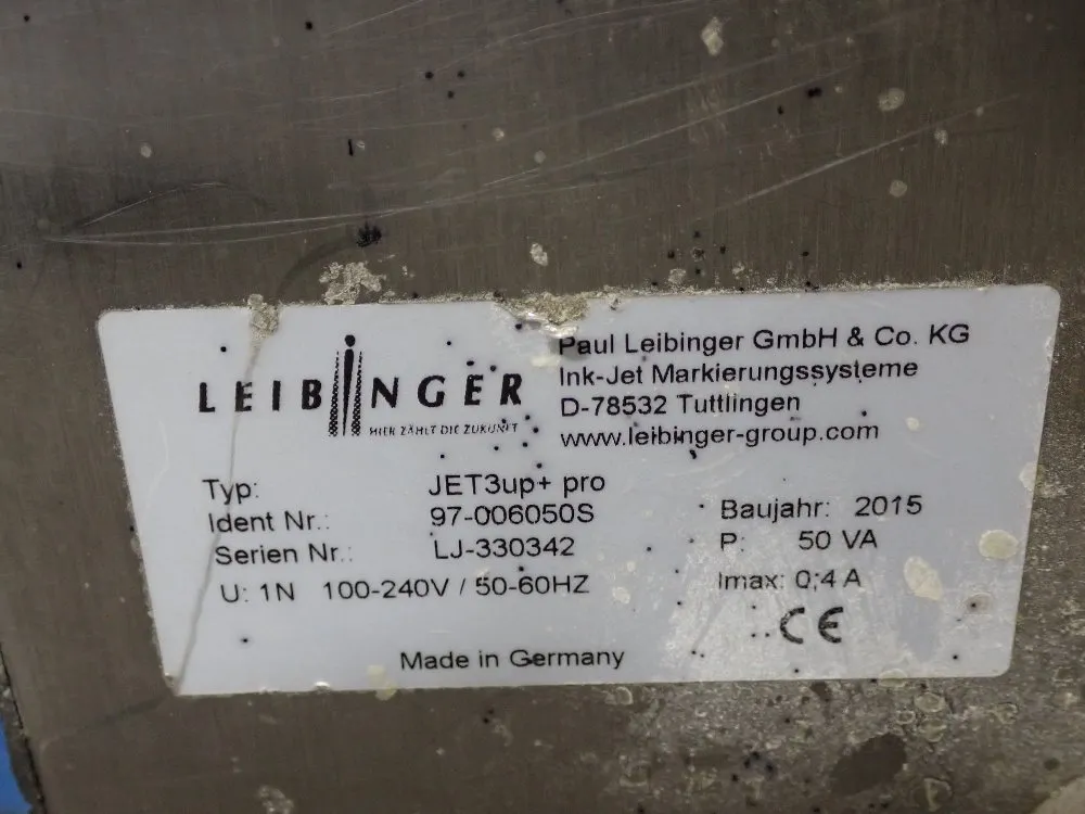 Used Leibinger Inkjet Printer | HGR Industrial Surplus