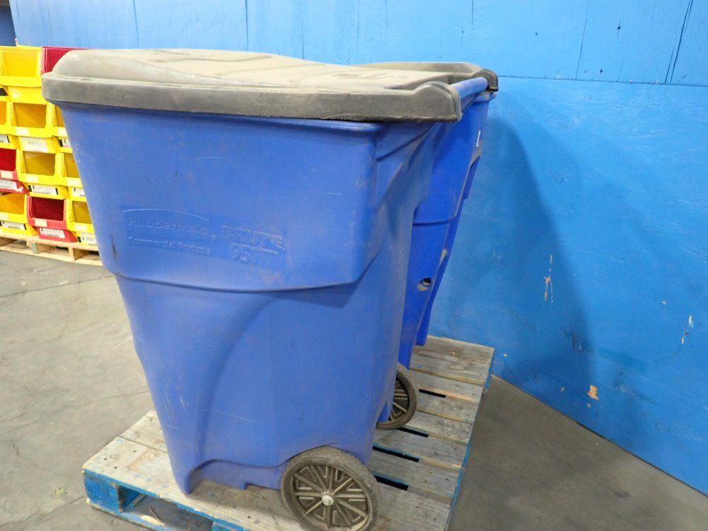 Used Rubbermaid Garbage Bin | HGR Industrial Surplus