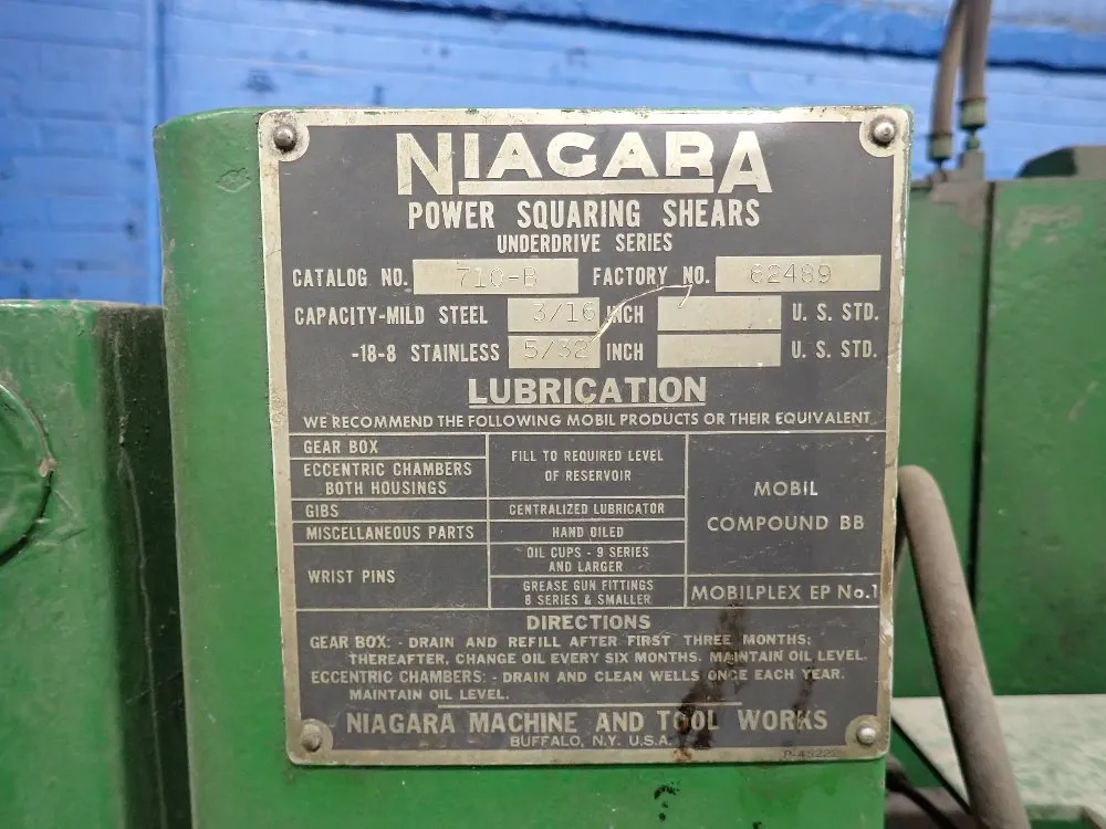 Used Niagara Shear | HGR Industrial Surplus