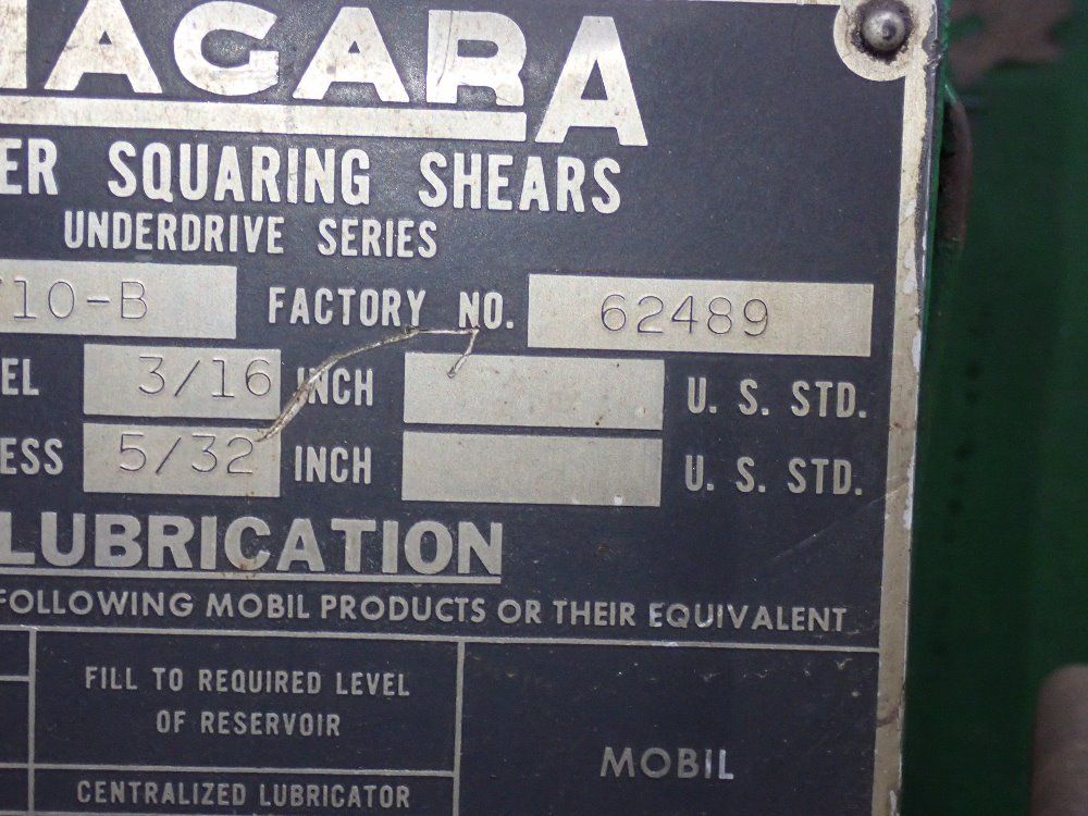 Used Niagara Shear | HGR Industrial Surplus
