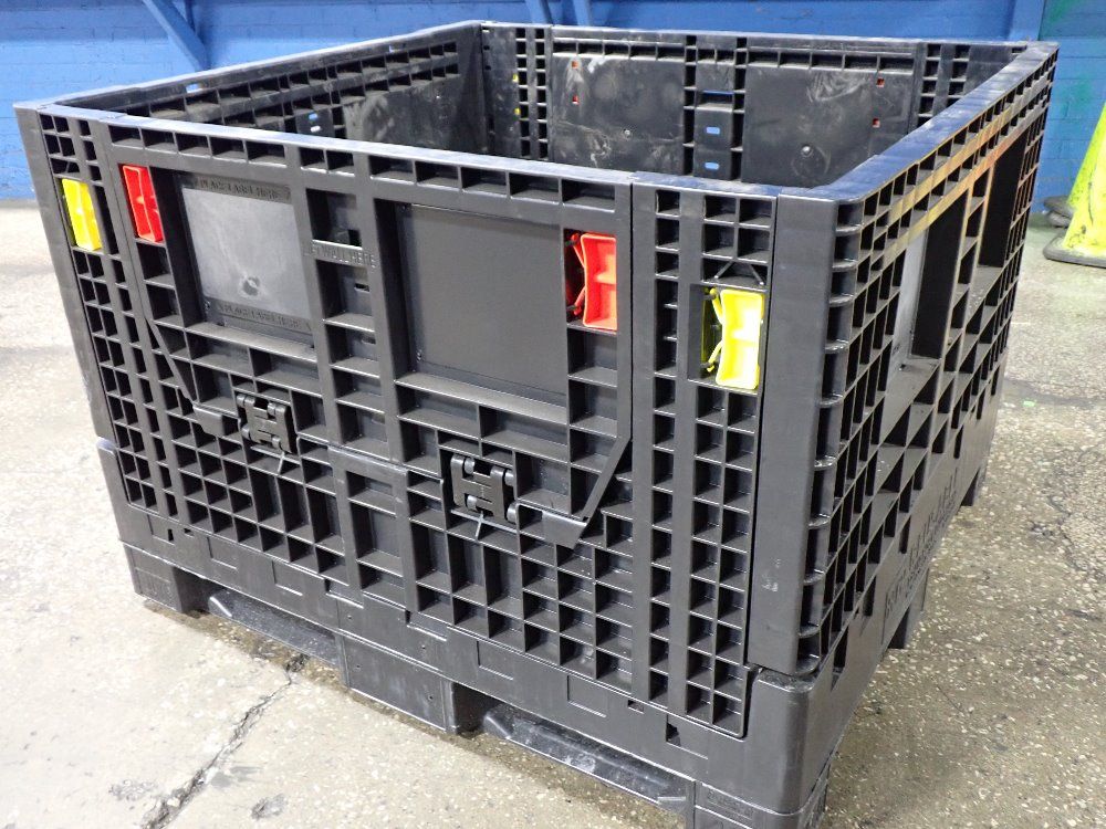 Used Collapsible Plastic Crate | HGR Industrial Surplus