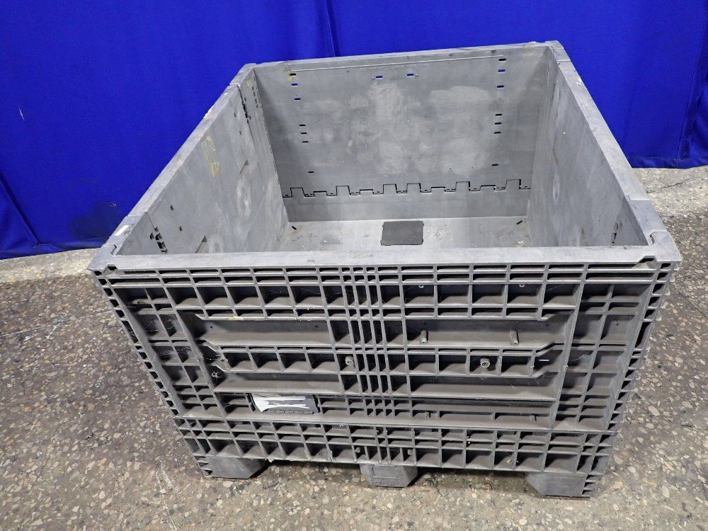 Used Collapsible Plastic Crate | HGR Industrial Surplus