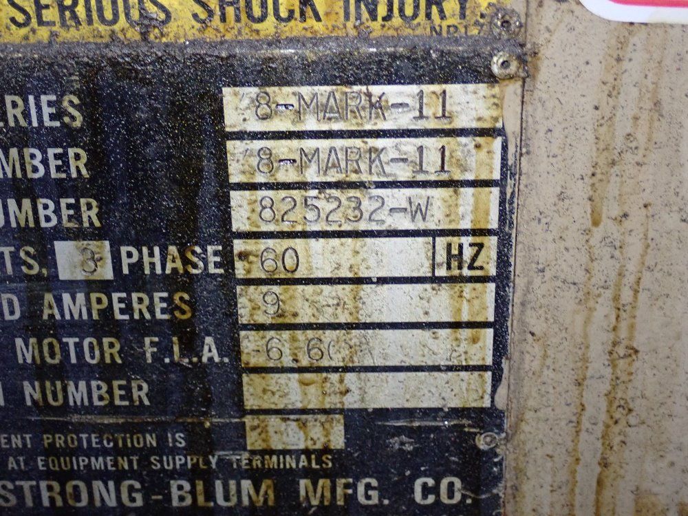 Used Marvel Marvel 8-mark-11 Vertical Band Saw | HGR Industrial Surplus