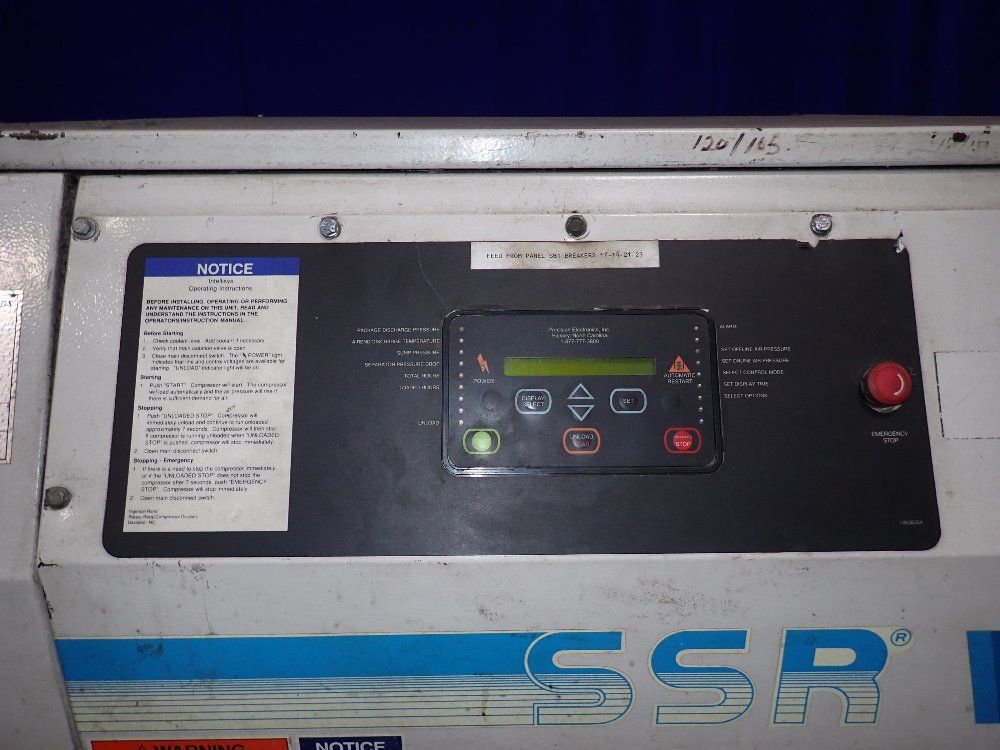 Used Ingersoll Rand Ingersoll Rand 40 Hp Air Compressor | HGR Industrial...