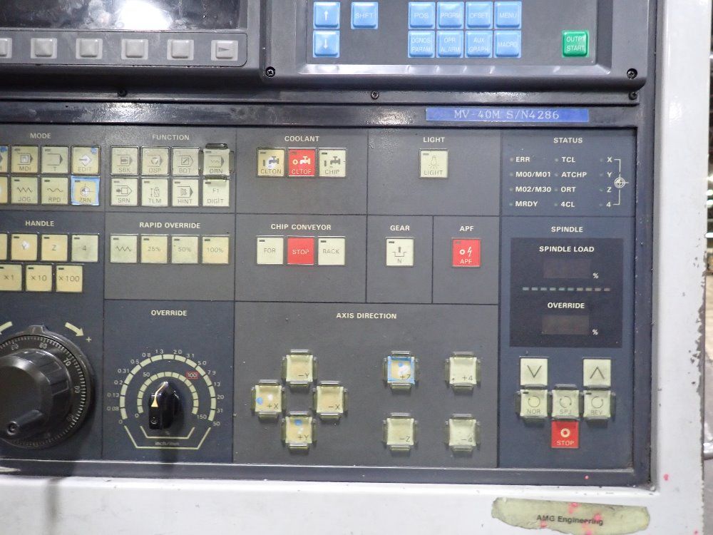 Used Mori Seiki Mori Seiki Mv-40 CNC VMC | HGR Industrial Surplus