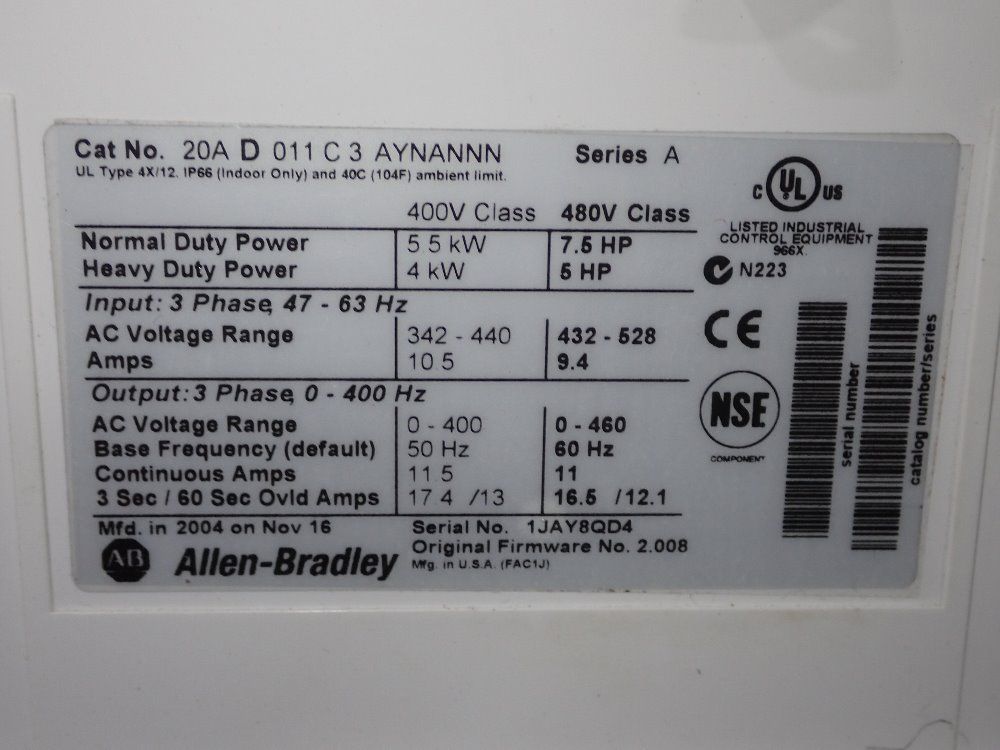 Used Allen Bradley Drive | HGR Industrial Surplus