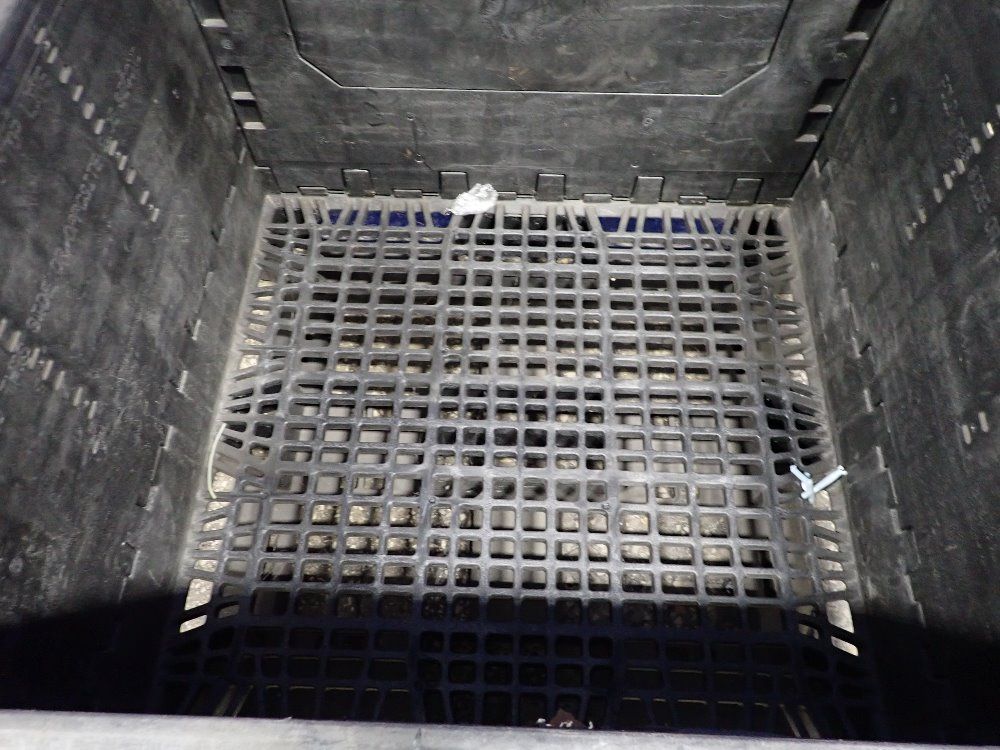 Used Plastic Collapsible Basket | HGR Industrial Surplus
