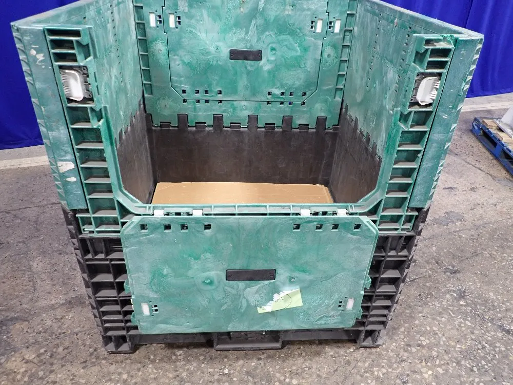 Used Ropak Plastic Collapsible Basket | HGR Industrial Surplus