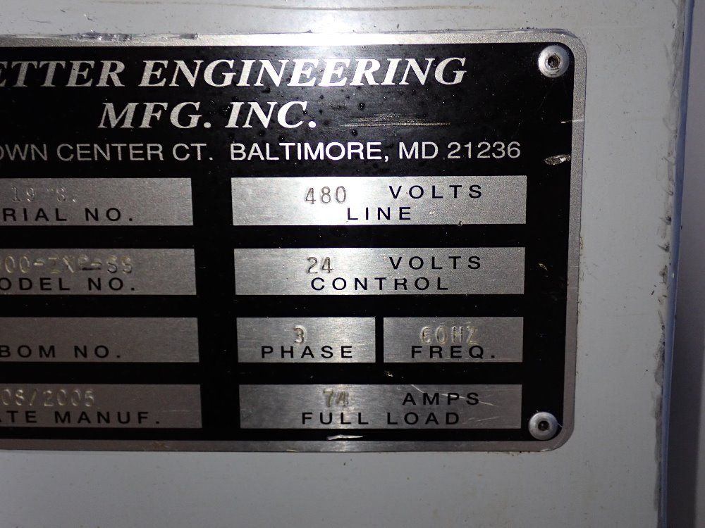 Used Better Engineering Parts Washer | HGR Industrial Surplus