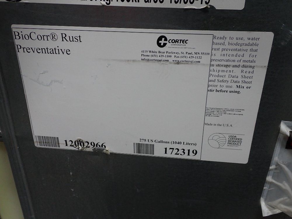 Used Cortec Bio Corr Rust Preventative | HGR*24