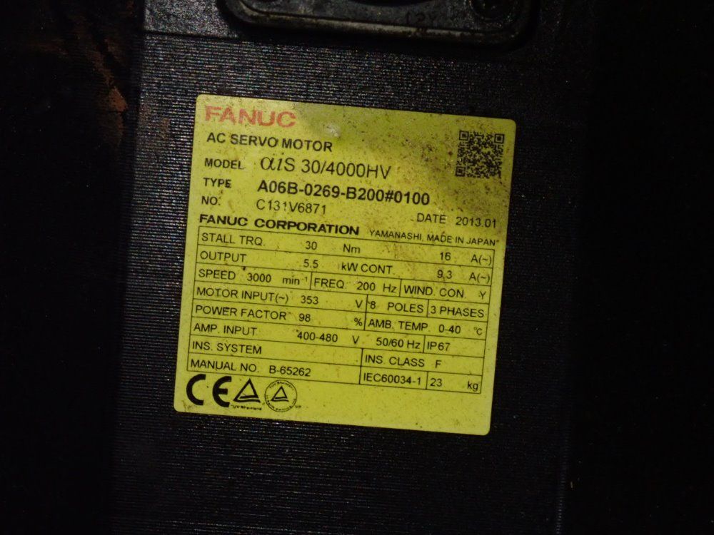 Used Fanuc Ac Servo Motor | HGR*24