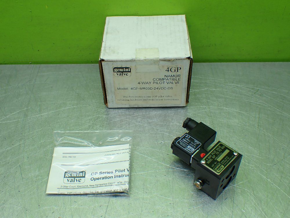 Used Gemini Valve Namur Compatible 4-way Pilot Valve | HGR*24