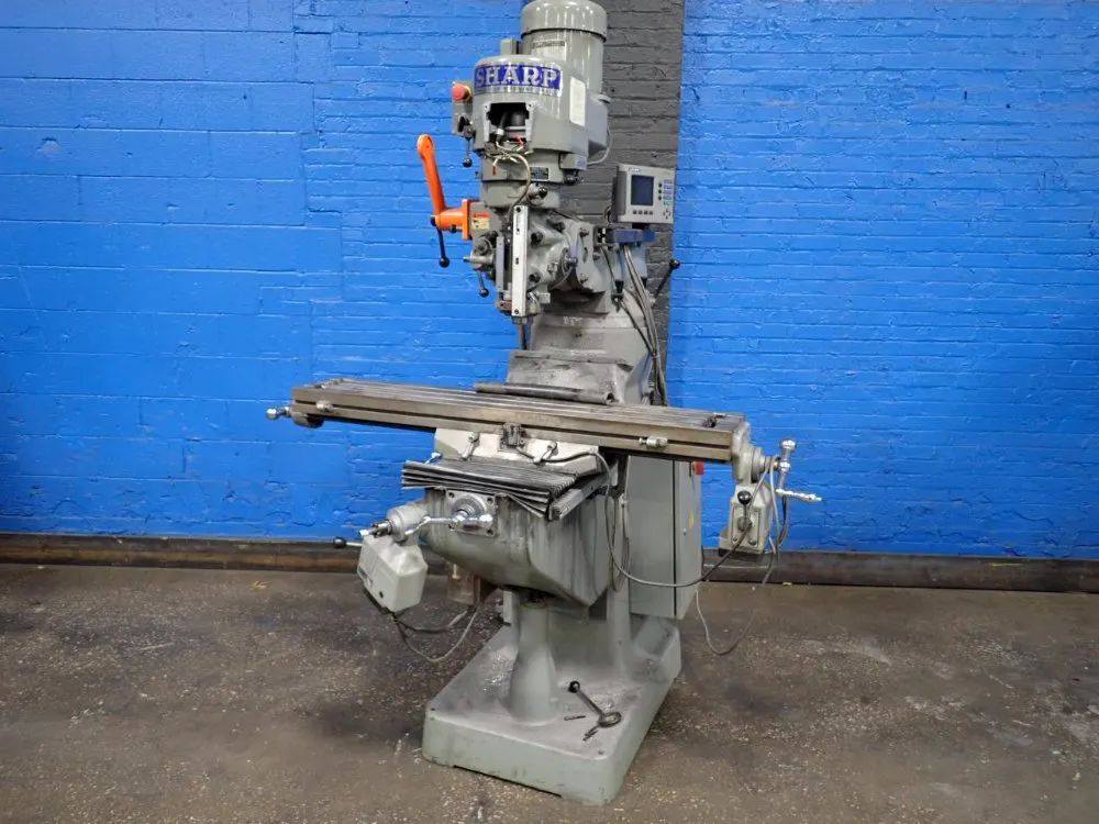 Sharp Industries 50" X 9" Vertical Mill - Lmv-50/dvs | HGR*24