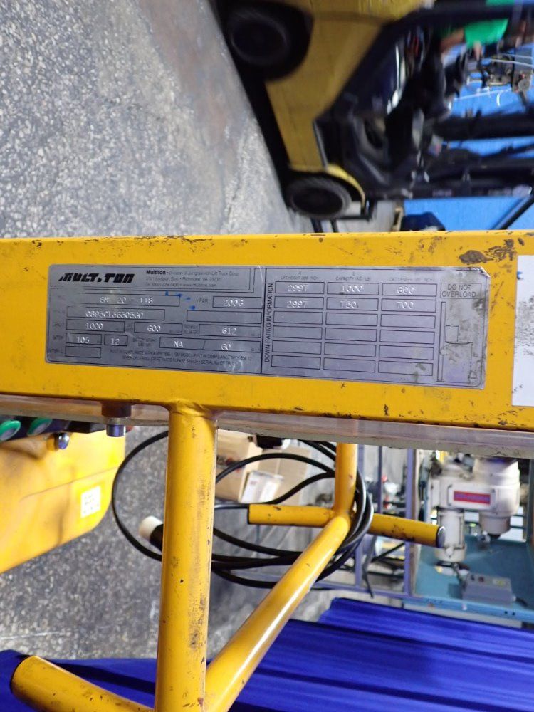 Multiton 2204 Lbs Walk Behind Forklift - Sm20-118 | HGR*24