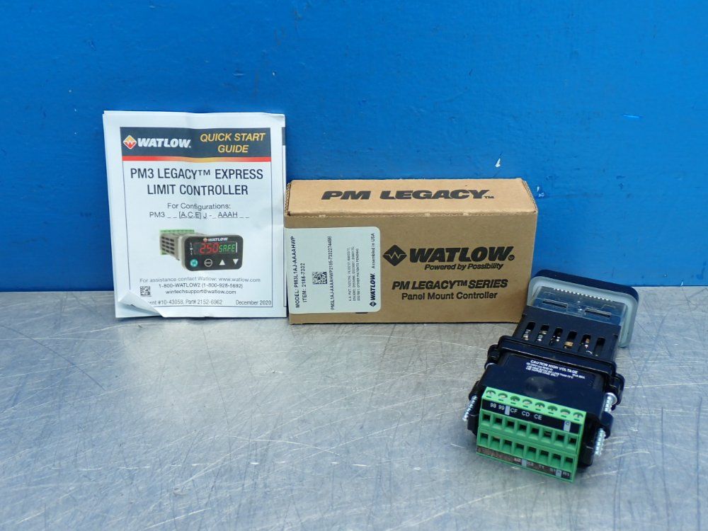 Watlow Pm3 Legacy Limit Controller - Pm3l1aj-aaaahwp | HGR*24