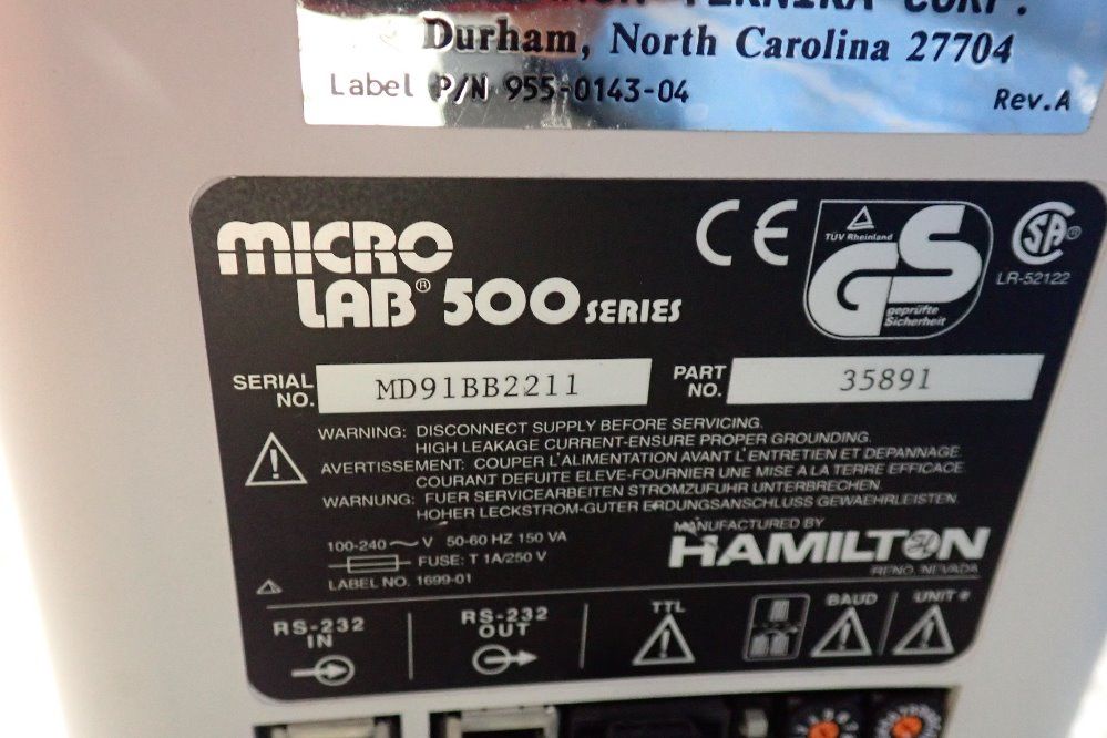 Used Hamilton Micro Lab | HGR Industrial Surplus